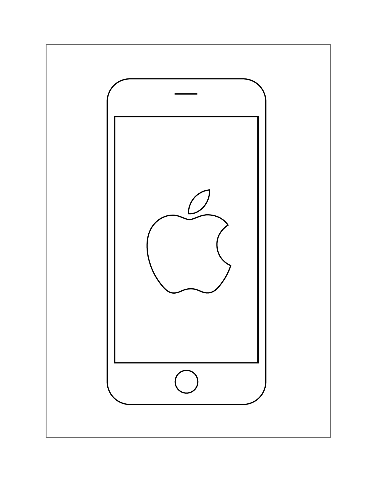 IPhone Coloring Pages Printable Coloring Pages